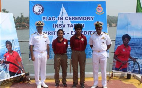 Tri-Services all-women world sailing expedition from India prepares to ...